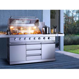 Buschbeck Outdoorküche »Bristol«, 6 + 2 Brenner, 31,2 kW