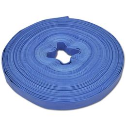 vidaXL - Wasser-Flachschlauch 50 m 1 Zoll pvc