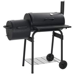 Klassischer Holzkohlegrill Barbecue Smoker vidaXL