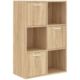 Lagerschrank Sonoma-Eiche 60x29,5x90 cm Holzwerkstoff vidaXL