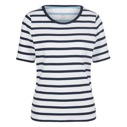 Basler - Rundhals-Shirt mit 1/2-Arm, weiss, Gr. 36 / S - Baumwolle