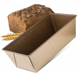 Zenker Brotbackform 30 cm MOJAVE GOLD, Backform aus Stahlblech, Brotform mit keramisch verstärkter Antihaftbeschichtung (Farbe: Mahagoni/Gold),