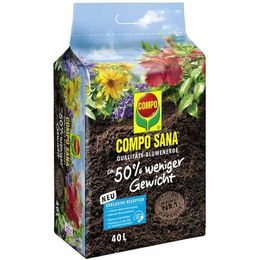 Sana® Qualitäts-Blumenerde 50 % weniger Gewicht 40 Liter - Compo