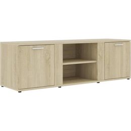 TV-Schrank Sonoma-Eiche 120x34x37 cm Holzwerkstoff vidaXL