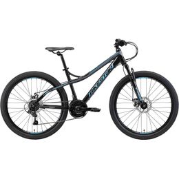 Mountainbike Bikestar Fahrräder Gr. 41cm, 26 Zoll (66,04cm), schwarz für Damen und Herren, Kettenschaltung