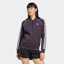 Outdoorjacke adidas originals "SST CLASSIC TT", Damen, Gr. XL, schwarz (aurora schwarz), Obermaterial: 50% Baumwolle, 43% Polyester, 7% Elasthan, sportlich, Jacken, Superstar