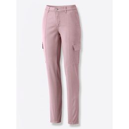 Bequeme Jeans Inspirationen Gr. 36, Normalgrößen, lila (mauve) Damen Jeans