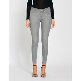 Skinny-fit-Jeans Gang "94LAYLA", Damen, Gr. 28 (36), N-Gr, grau (noble grau), Denim/Jeans, Obermaterial: 78% Baumwolle, 20% Polyester, 2% Elasthan, casual, skinny fit, Jeans