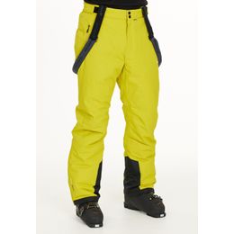 Skihose WHISTLER "Fairfax" Gr. XXXL, EURO-Größen, grün (grün, gelb) Herren Hosen mit wasser- und winddichter Funktionsmembran