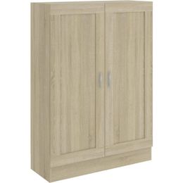 Bücherschrank Sonoma-Eiche 82,5x30,5x115 cm Holzwerkstoff vidaXL