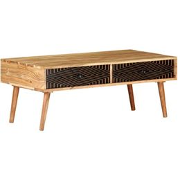 vidaXL - Couchtisch 100x50x39 cm Massivholz Akazie