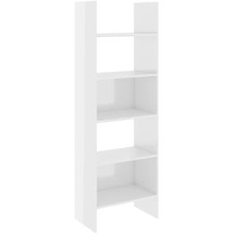 Bücherregal Hochglanz-Weiß 60x35x180 cm Holzwerkstoff vidaXL