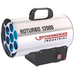 Rothenberger Industrial Heizkanone ROTURBO 12000 mit Piezo inkl. Schlauch & Regler - 1500000050