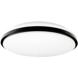 Müller-Licht 21000071 Taro Round 40 LED-Deckenleuchte 24 w Weiß, Schwarz