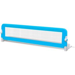 Kleinkind Sicherheit Bettgitter 150x42 cm Blau vidaXL