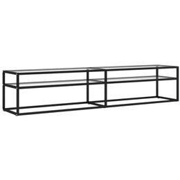 vidaXL - TV-Schrank Transparent 200x40x40,5 cm Hartglas