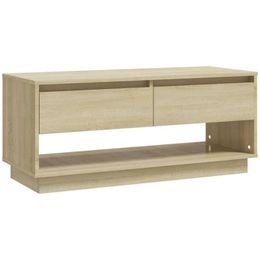 vidaXL - TV-Schrank Sonoma-Eiche 102x41x44 cm Holzwerkstoff