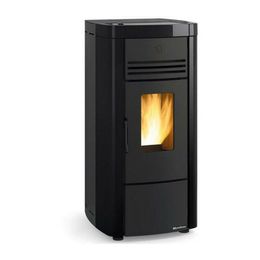 La Nordica Extraflame - Belüfteter und versiegelter schwarzer 8-kw-holzpelletofen - Nordica Extraflame - angelaevonoir