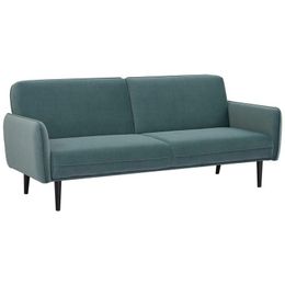 Atmosphera Créateur D'intérieur - Schlafsofa Daria 3-Sitzer - Samt - Celadon grün