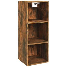 Wandschrank Räuchereiche 34,5x32,5x90 cm Holzwerkstoff vidaXL