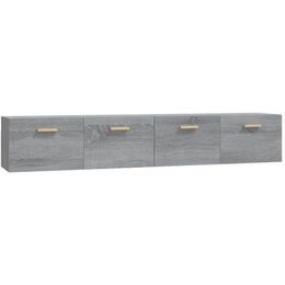 Wandschränke 2 Stk. Grau Sonoma 100x36,5x35 cm Holzwerkstoff vidaXL