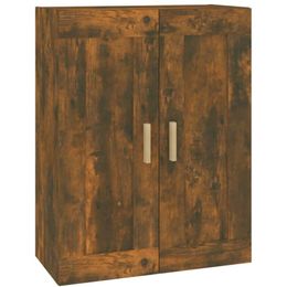 Wandschrank Räuchereiche 69,5x32,5x90 cm Holzwerkstoff vidaXL