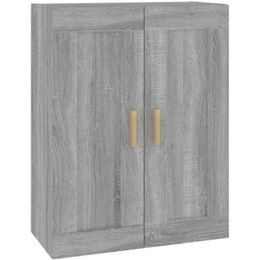 Wandschrank Grau Sonoma 69,5x32,5x90 cm Holzwerkstoff vidaXL