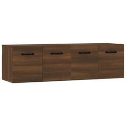 Wandschränke 2Stk Braun Eichen-Optik 80x35x36,5cm Holzwerkstoff vidaXL