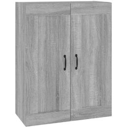 Hängeschrank Grau Sonoma 69,5x32,5x90 cm vidaXL