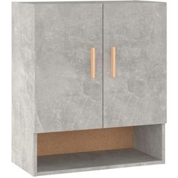 Wandschrank Betongrau 60x31x70 cm Holzwerkstoff vidaXL