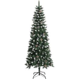 Künstlicher Weihnachtsbaum mit Ständer Grün 240 cm pvc vidaXL