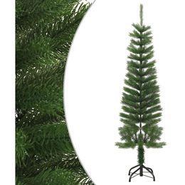 Künstlicher Weihnachtsbaum mit Ständer Schlank 150 cm pe vidaXL