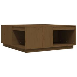 vidaXL - Couchtisch Honigbraun 100x101x40,5 cm Massivholz Kiefer