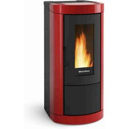 La Nordica Extraflame - 8 kw burgunderroter holzpelletofen - Nordica Extraflame - miettaevobordeaux