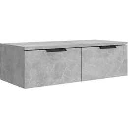 Wandschrank Betongrau 68x30x20 cm Holzwerkstoff vidaXL