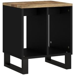 vidaXL - Beistelltisch 40x31x46 cm Massivholz Mango & Holzwerkstoff