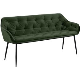 ebuy24 - Brooke Sofabank Velour grün.