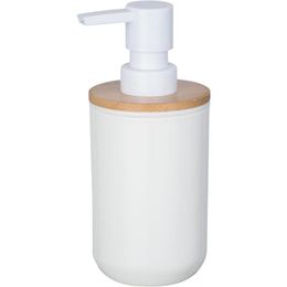 Seifen Spender Barcelona Dosierer 330 ml Bambus Bad Accessoires wc Küchen - weiss - Wenko