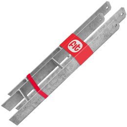 Bodenanker Erdanker -Set MasterLock für Spielturm & Schaukel, Anker, Pfostenanker für Klettergerüst & Gartenzaun - 2 Stück - Wickey