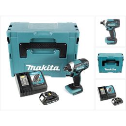 Makita - dtd 152 RY1J 18V Li-Ion Akku Schlagschrauber im Makpac + 1x bl 1815 n 1,5 Ah Li-Ion Akku + 1x dc 18 rc Schnell Ladegerät für Li-Ion Akku