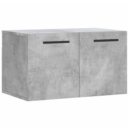 vidaXL - Wandschrank Betongrau 60x36,5x35 cm Holzwerkstoff