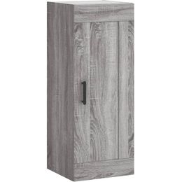 vidaXL - Wandschrank Grau Sonoma 34,5x34x90 cm Holzwerkstoff