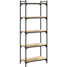 Bücherregal 5 Böden Sonoma-Eiche 60x30x154 cm Holzwerkstoff vidaXL