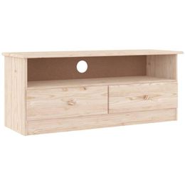 TV-Schrank mit Schubladen alta 100x35x41 cm Massivholz Kiefer vidaXL