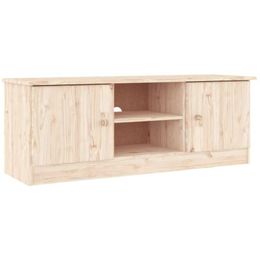 TV-Schrank alta 112x35x41 cm Massivholz Kiefer vidaXL