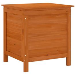 vidaXL - Gartentruhe Braun 50x49x56,5 cm Massivholz Tanne