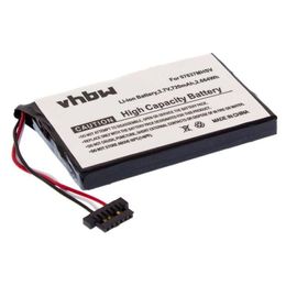 vhbw 1x Akku Ersatz für Mitac / Navman 07917TSIP für GPS Navigation Navi (720 mAh, 3,7 V, Li-Ion)