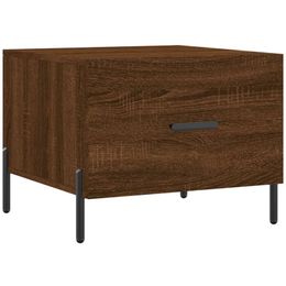 Jinlefu - Couchtisch Braun Eichen-Optik 50x50x40 cm Holzwerkstoff vidaXL