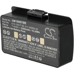 1x Akku Ersatz für Garmin 011-00955-00 für gps Navigation Navi (2200 mAh, 7,4 v, Li-Ion) - vhbw