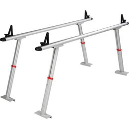 Vevor - Lkw-Träger Truck Rack, 363 kg Kapazität, 43-75 cm Höhenverstellbar, 2 Stk. Aluminium-Leiterträger mit 8 nicht Bohrenden C-Klemmen,